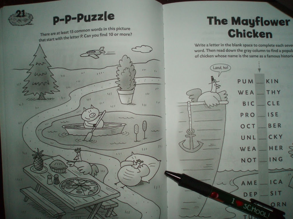 Barnyard Book Fun with Chicken Games & Puzzles Rural Mom