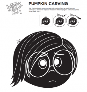 INSIDE OUT DIY Halloween Costumes, Pumpkin Templates, Party Favors and ...