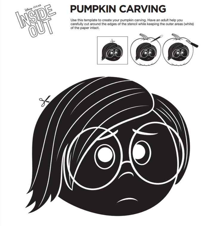 INSIDE OUT DIY Halloween Costumes, Pumpkin Templates, Party Favors and ...