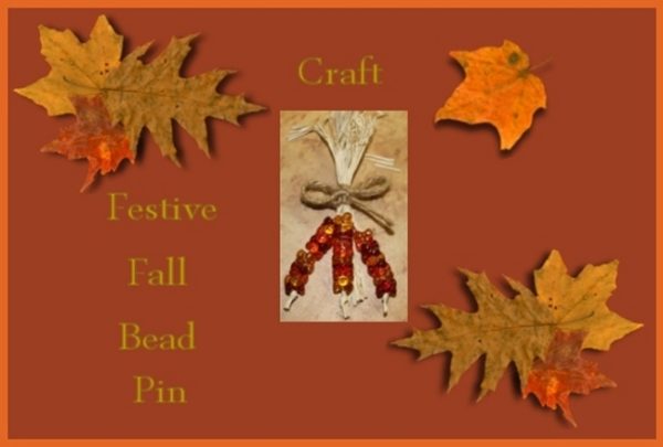 Festive Fall Bead Pin Craft
