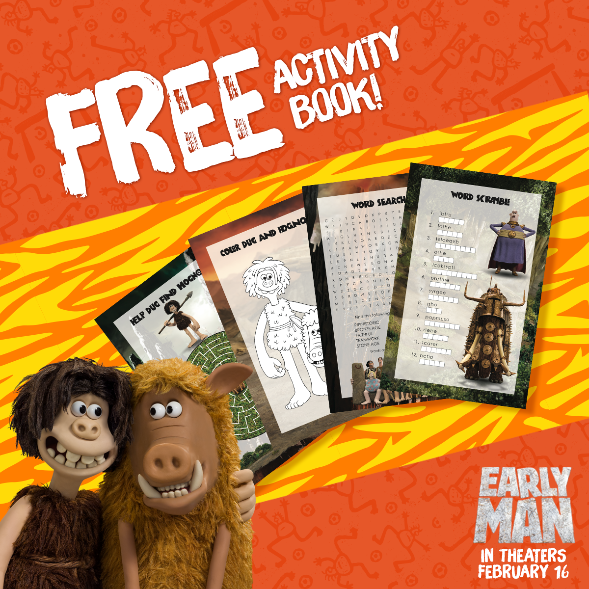 EARLY MAN Free Activity Book (and a Giveaway!) Rural Mom