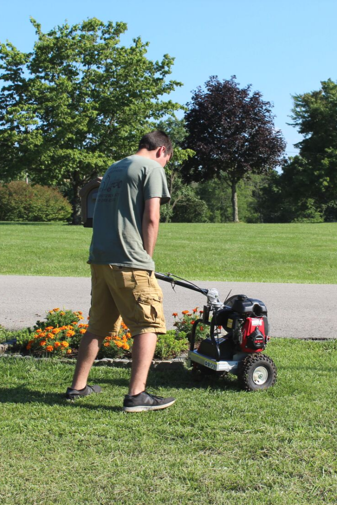Husqvarna Automower on the Farm Rural Mom